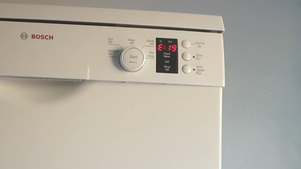 Bosch Dishwasher Error Code E14 Solution 2025